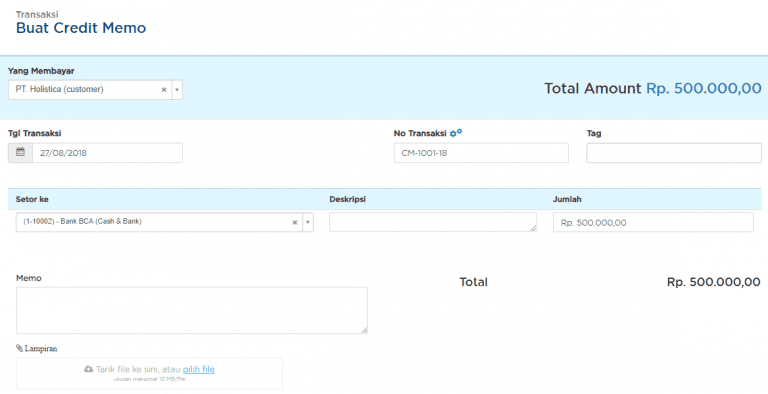 Download File Template Nota Kosong, Format Word dan Excel