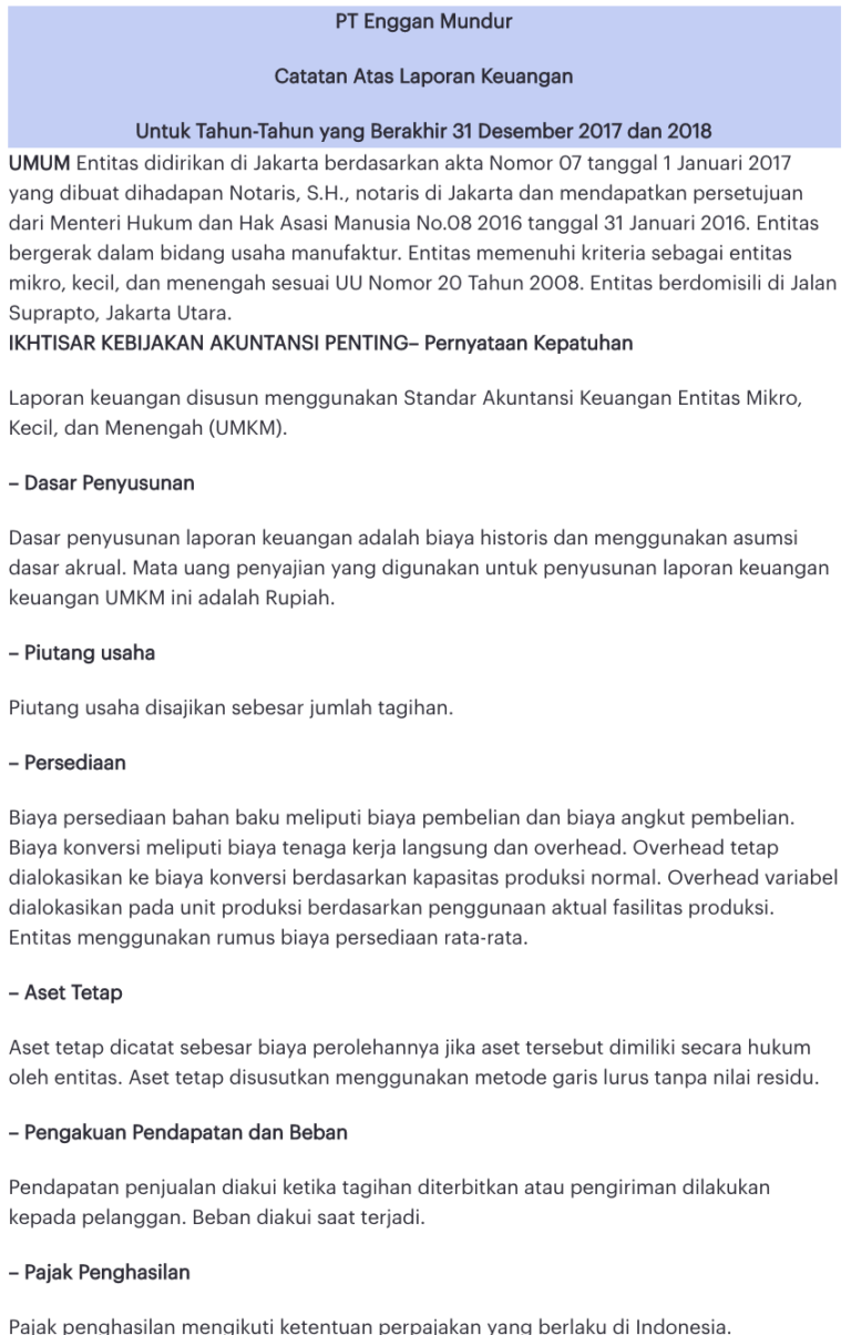 Apa Itu Catatan Atas Laporan Keuangan? Berikut Penjelasannya!