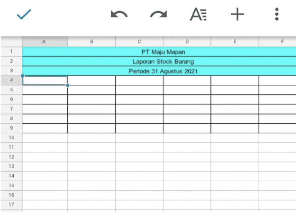 Contoh Laporan Stok Barang Gudang, Download File Excel Di Sini!