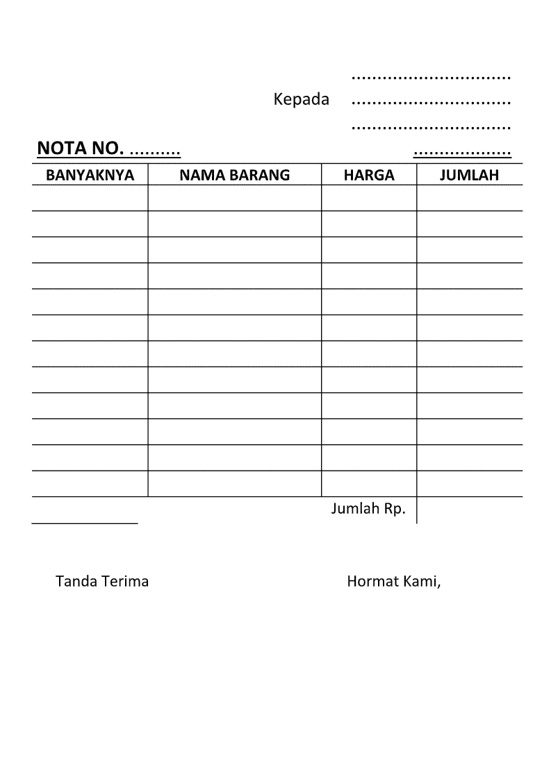 Nota Kontan: Pengertian, Cara Membuat, dan Contoh