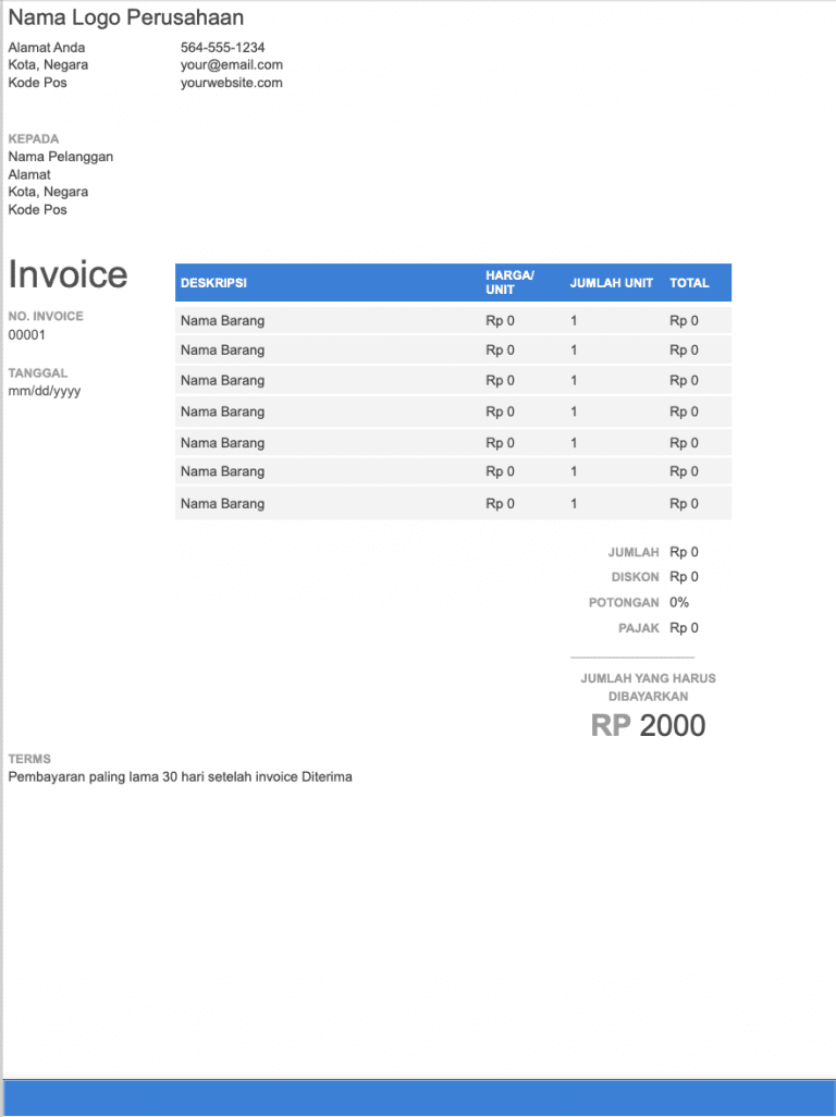 Top 10+ Free Invoice Template Examples that Suit for Businesses