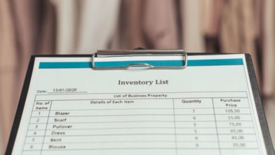 Contoh Daftar Inventaris untuk Mencatat Persediaan Barang