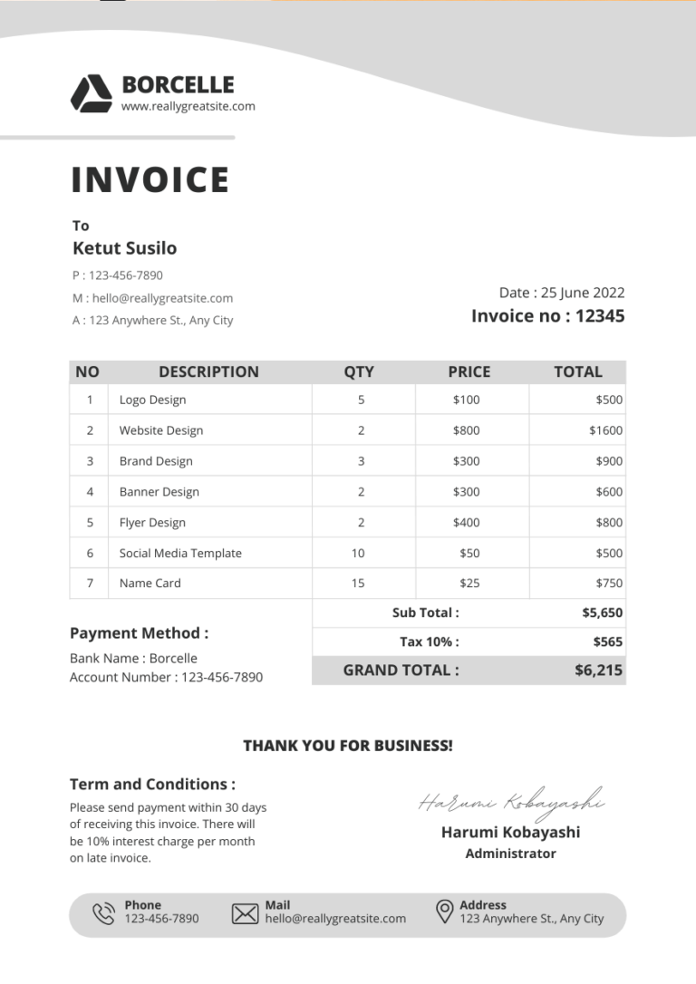 Top 10+ Free Invoice Template Examples that Suit for Businesses