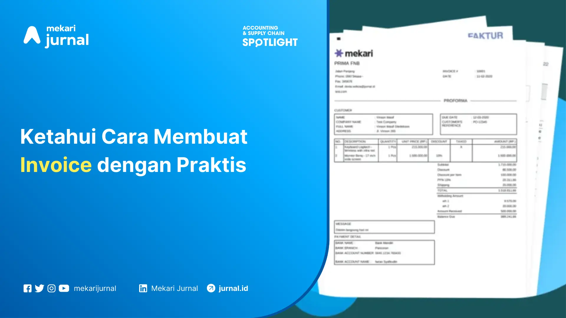 Ketahui Cara Membuat Invoice dengan Praktis - Jurnal