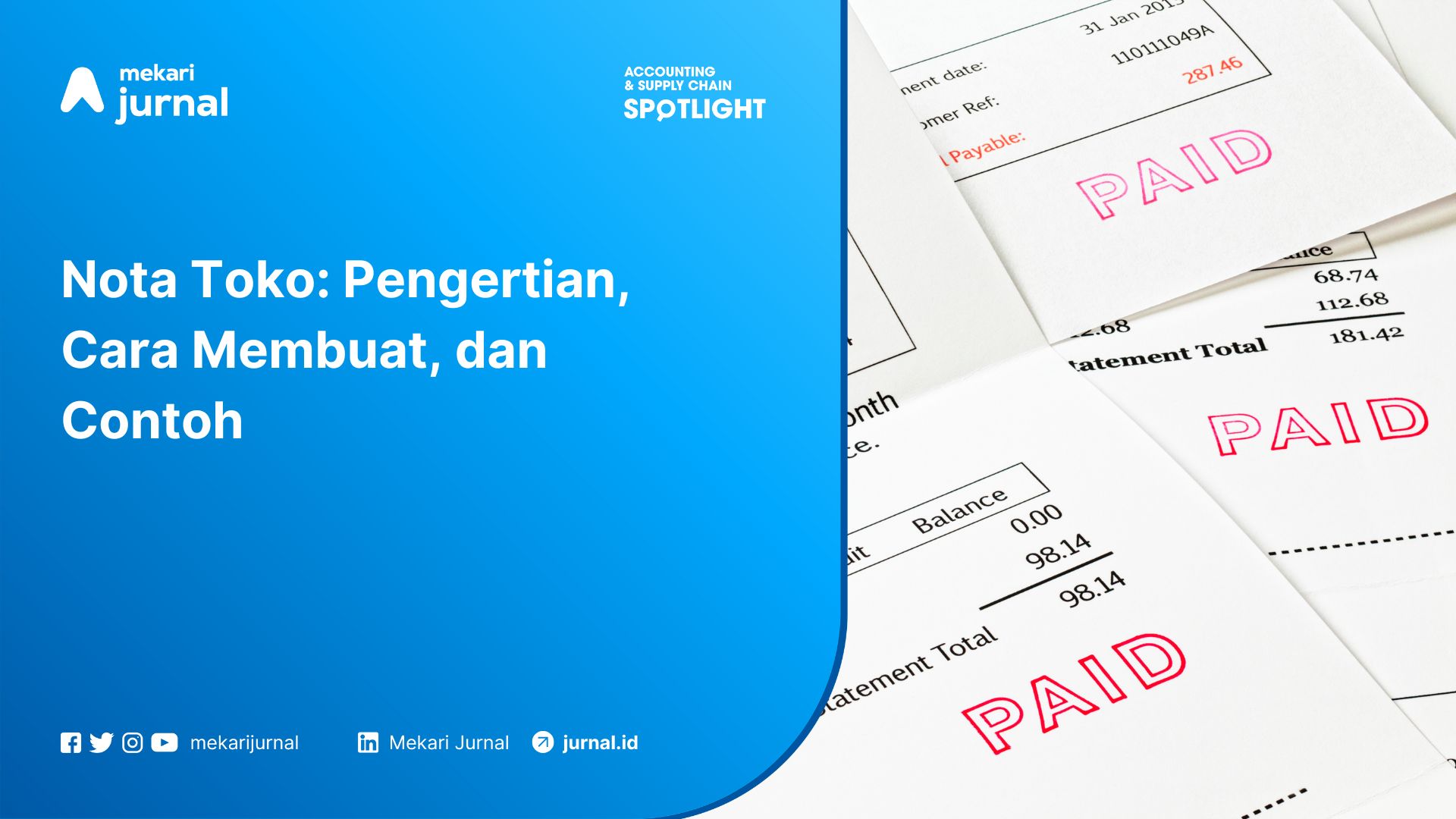 Nota Toko: Pengertian, Cara Membuat, dan Contoh