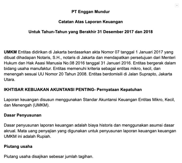 Apa Itu Catatan Atas Laporan Keuangan? Berikut Penjelasannya!