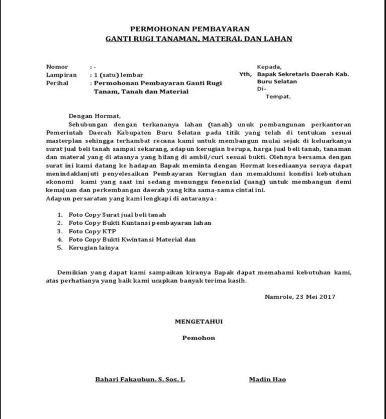 11 Contoh Surat Permohonan Pembayaran Piutang