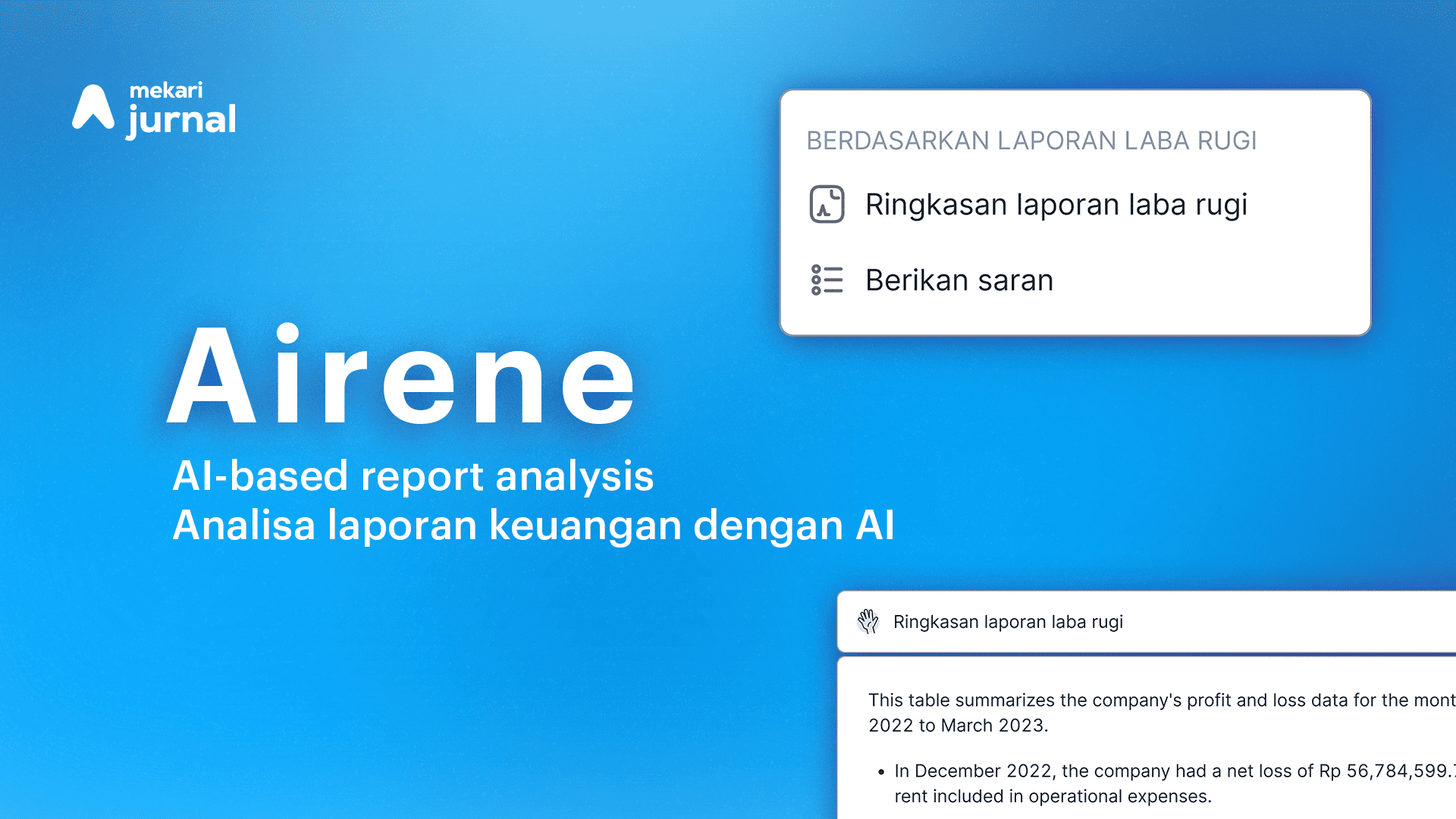 Airene: Analisa Laporan Keuangan berbasis AI (Fitur Terbaru!)