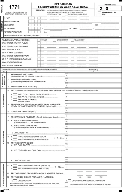 Contoh Template Pelaporan Pajak Tahunan untuk UKM dan UMKM: Panduan Lengkap