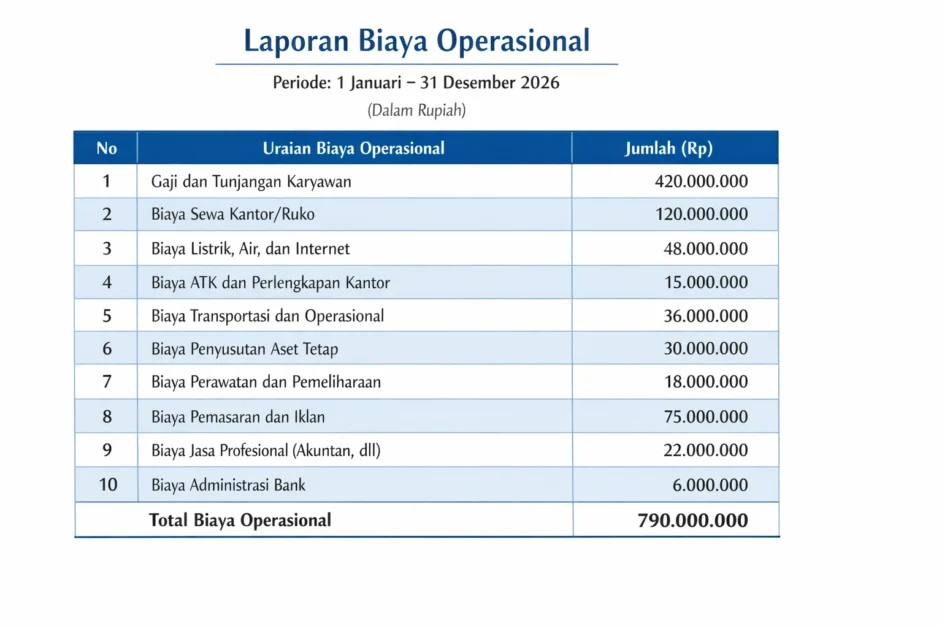 Biaya Operasional: Definisi, Jenis-Jenis, Komponen dan Cara ...